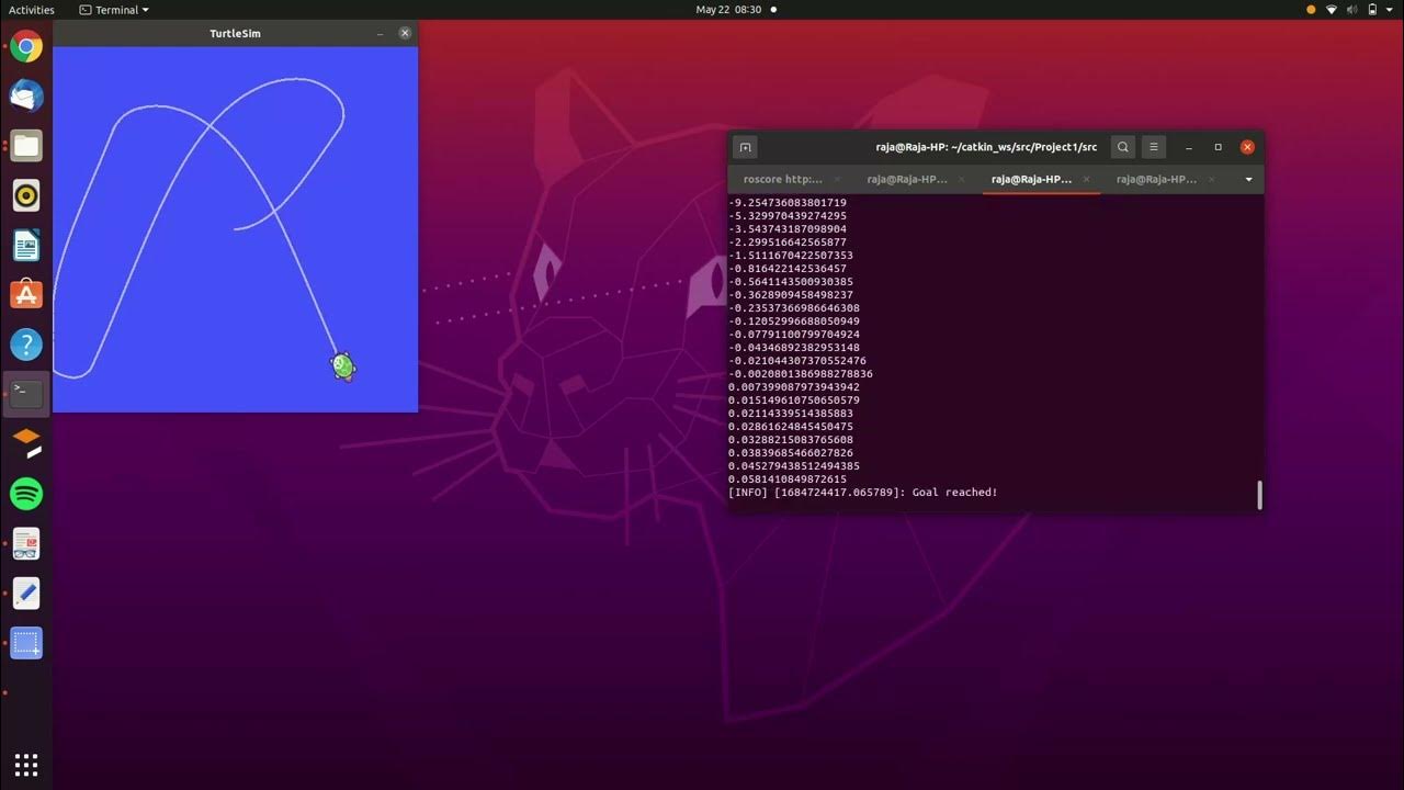 PID controller using turtlebot - YouTube