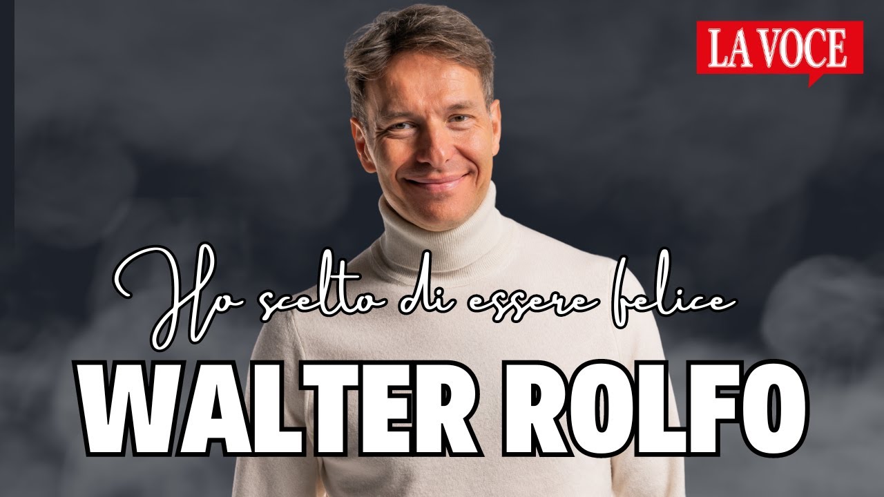 Walter Rolfo: “Sono felice perché ho scelto di esserlo” - YouTube