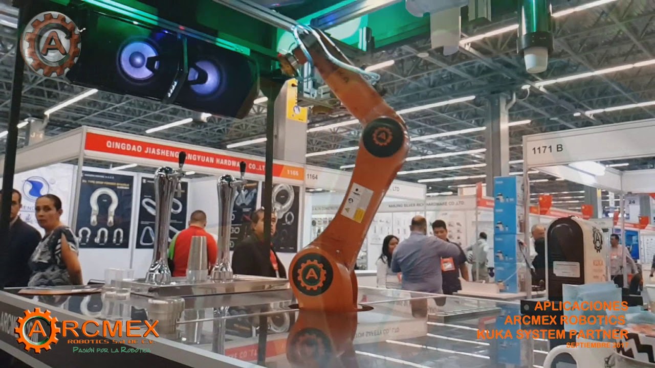 OFFICIAL SYSTEM PARTNER KUKA - APLICACIONES ARCMEX 2017 - YouTube