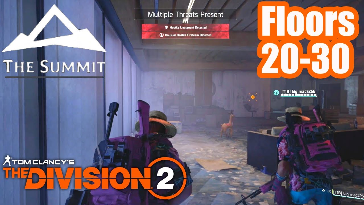 Floors 20-30 of The Summit - The Division 2 Gameplay - YouTube