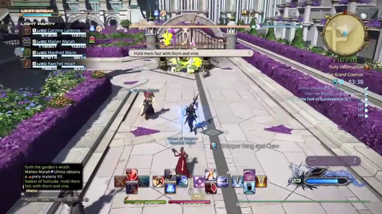 Final Fantasy XIV - The Grand Cosmos Synced World Record: 17:35 - YouTube