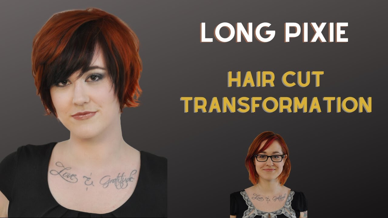 The secret to mastering a long pixie haircut - YouTube