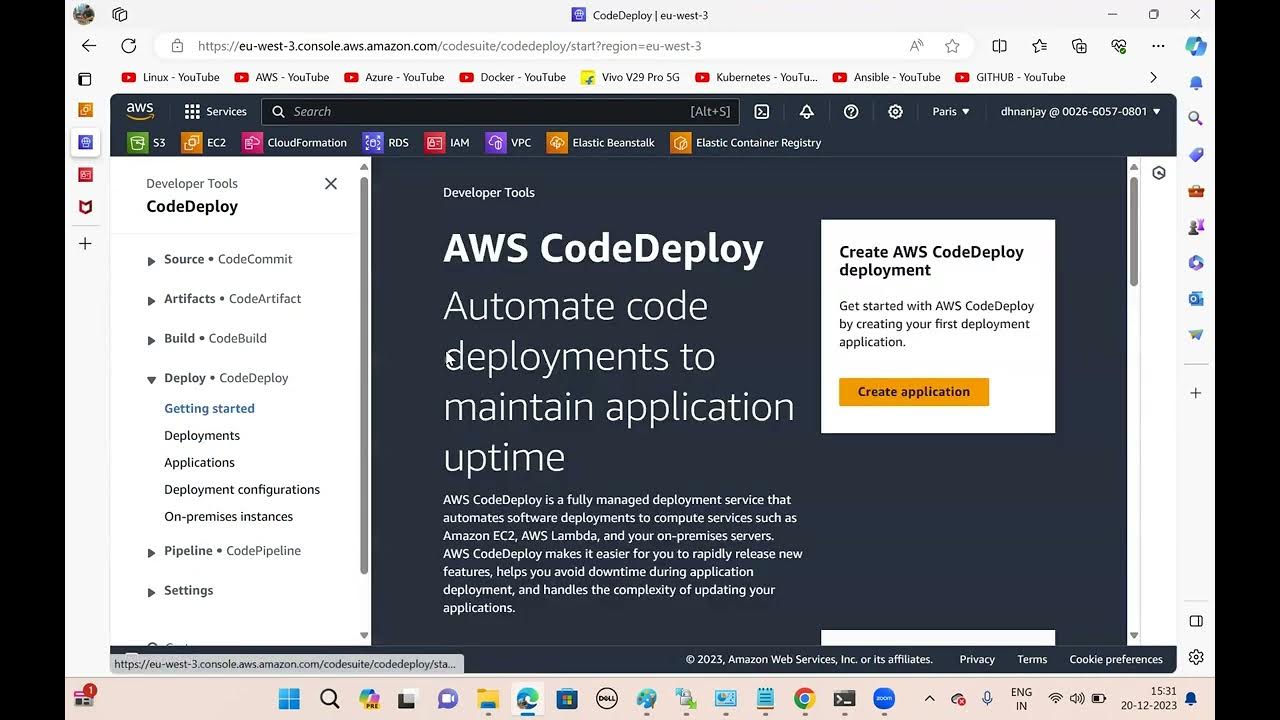 AWS CodeDeploy Project - YouTube