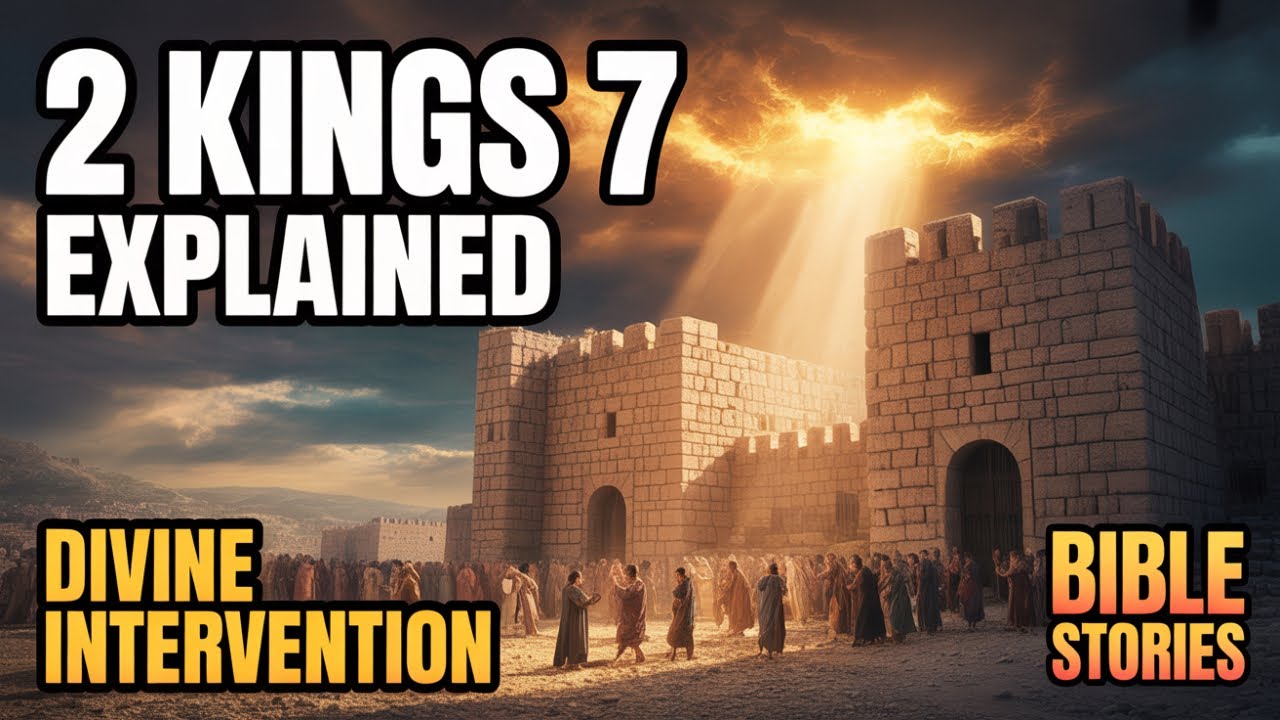 2 Kings Chapter 7 Explained (Divine Intervention Saves a Starving City ...