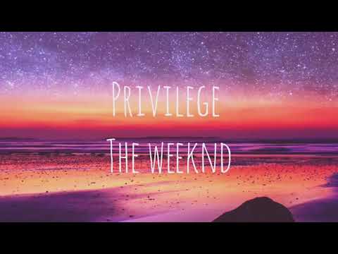 The weeknd - privilege (lyrics) - YouTube