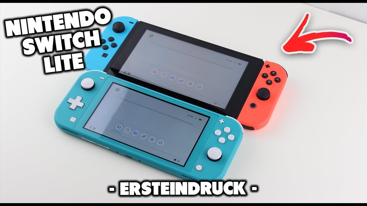Nintendo Switch LITE Unboxing Deutsch: Erster Eindruck, Review ...
