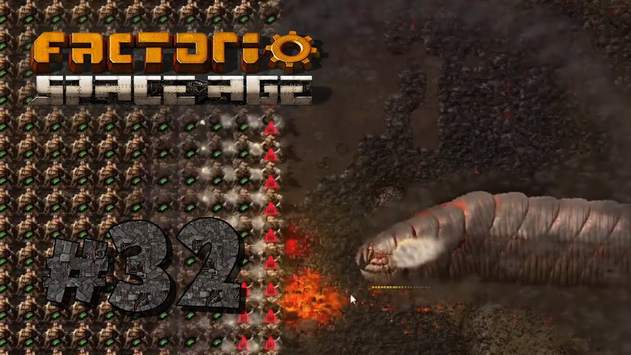 Factorio Space Age - #32 - More Worm Obliteration - YouTube