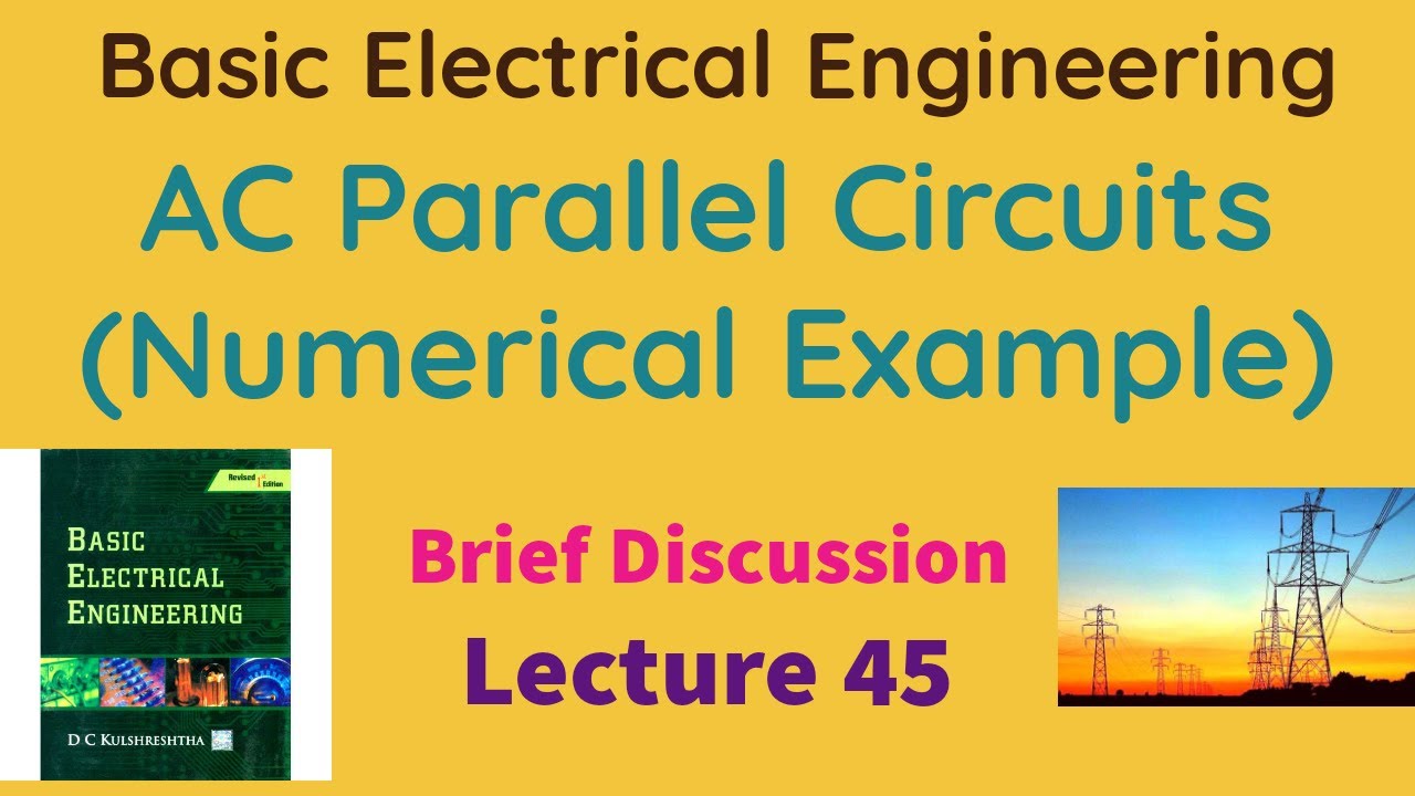 Problems on AC Parallel circuit Numerical examples on AC Parallel ...