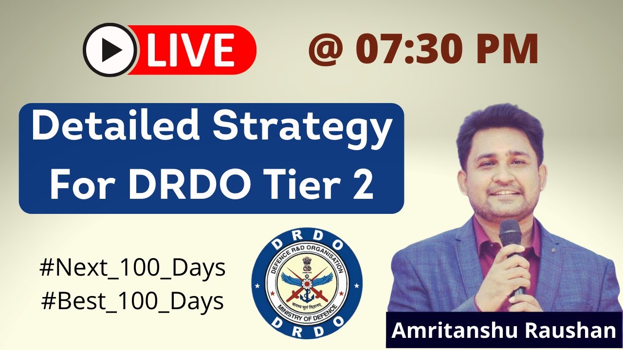 Detailed Strategy For DRDO Tier 2 Mechanical Engineering ||By AM Sir ...