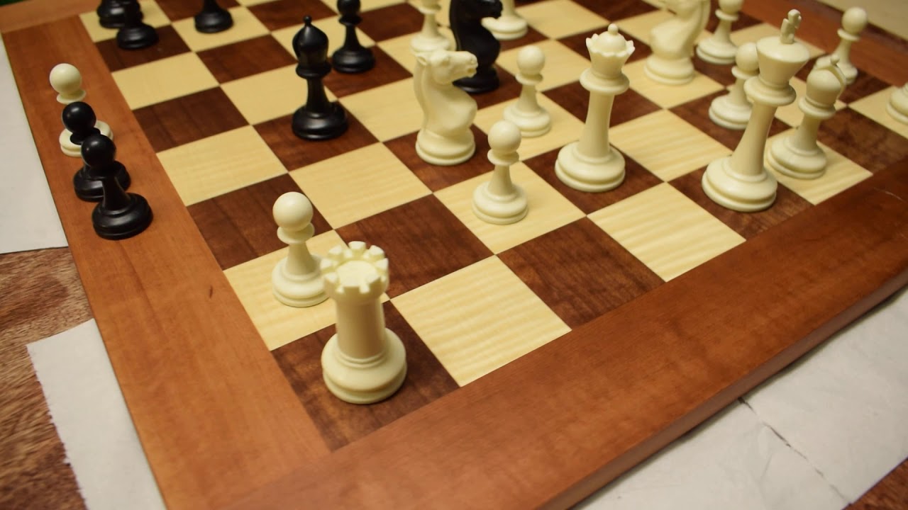 Chess board. The first look with pieces. - YouTube