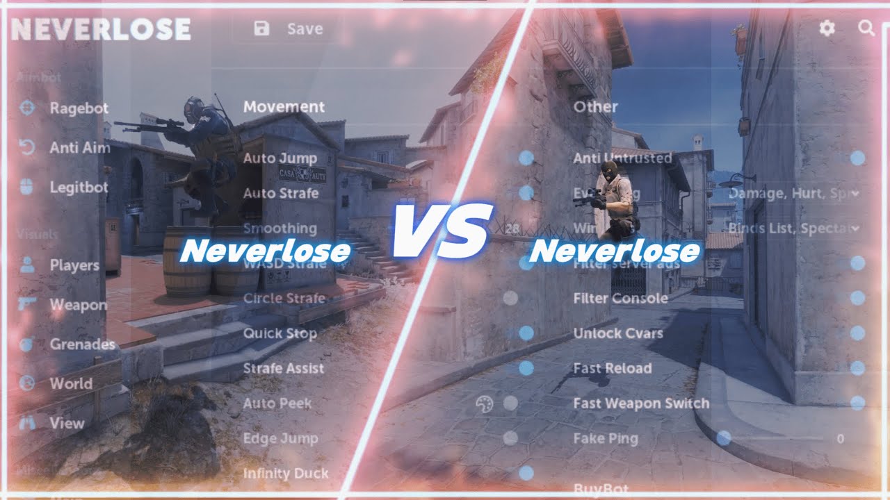 NEVERLOSE | CS2 | HvH Highlight - YouTube