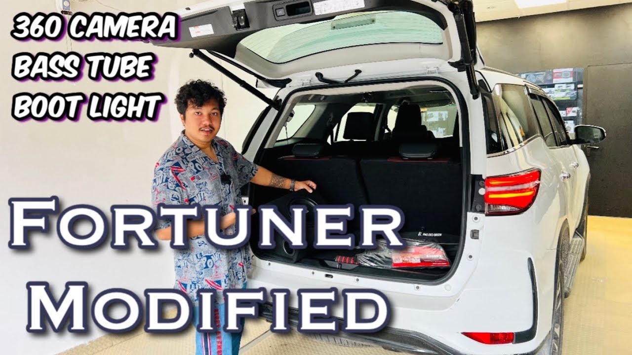 Fortuner Legender Infotainment Upgrade with 360 Camera || BassTube ...