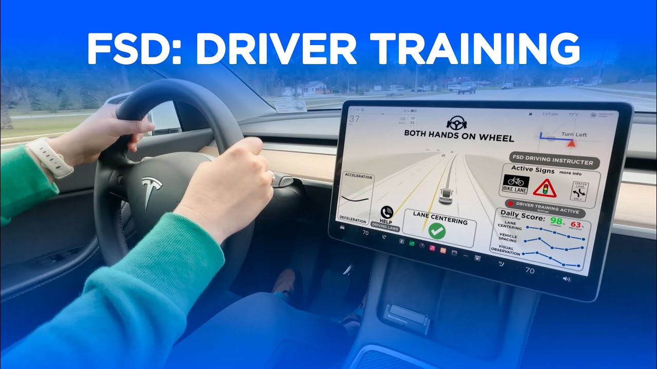 Tesla FSD: Driver training Edition - YouTube
