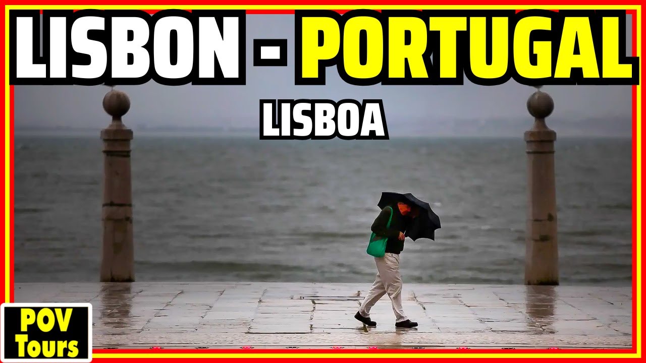 Heavy Rains and the Deadliest Floods in Lisbon, Portugal [4K] [ASMR ...