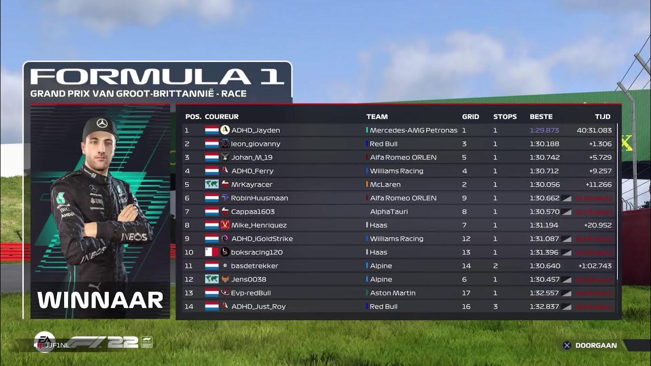 ADHD Engeland Silverstone F1 Mrt 2023 PS4 PS5 deel 2 - YouTube