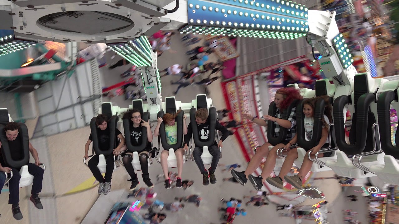 G-Force - The Ride (Kollmann) - Innenfahrt/Onride [Ulm - Volksfest 2018 ...