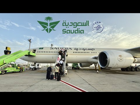 SAUDIA B777-300ER | الخطوط السعودية من جدة إلى الرياض 