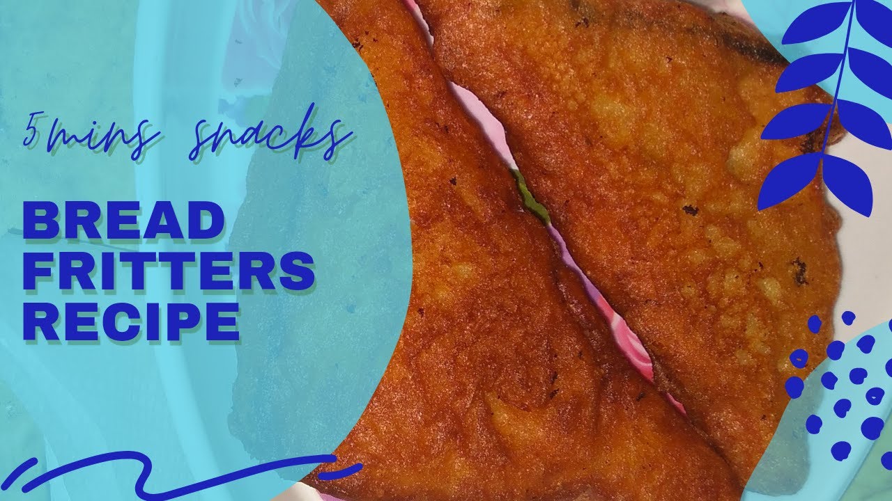 Bread Fritters Recipe | পাউরুটি পকোড়া রেসিপি |5 mins| snacks | with ...