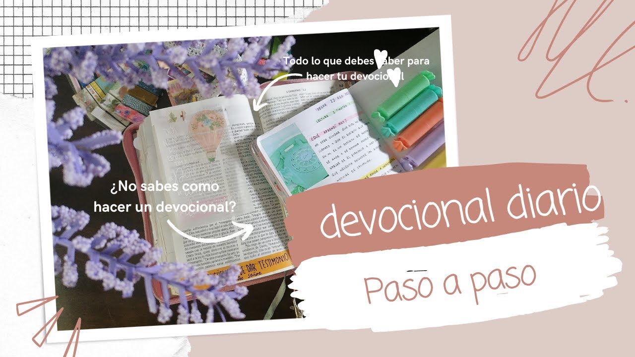 🍄 DEVOCIONAL PASO A PASO 🍄 - YouTube