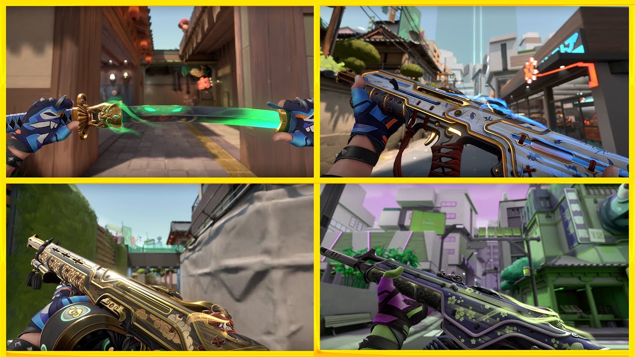 ALL ONI 2.0 SKINS PREVIEW (ONI KATANA SKIN PREVIEW) - VALORANT ONI 2.0 ...