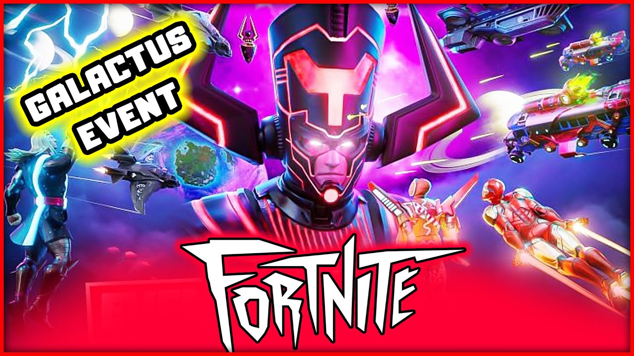 GALACTUS IS HERE! He EATS THE MAP? THE MARVEL EVENT! - YouTube