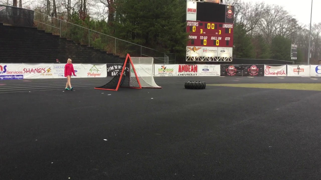 Payton Dunham at practice working on hj - YouTube