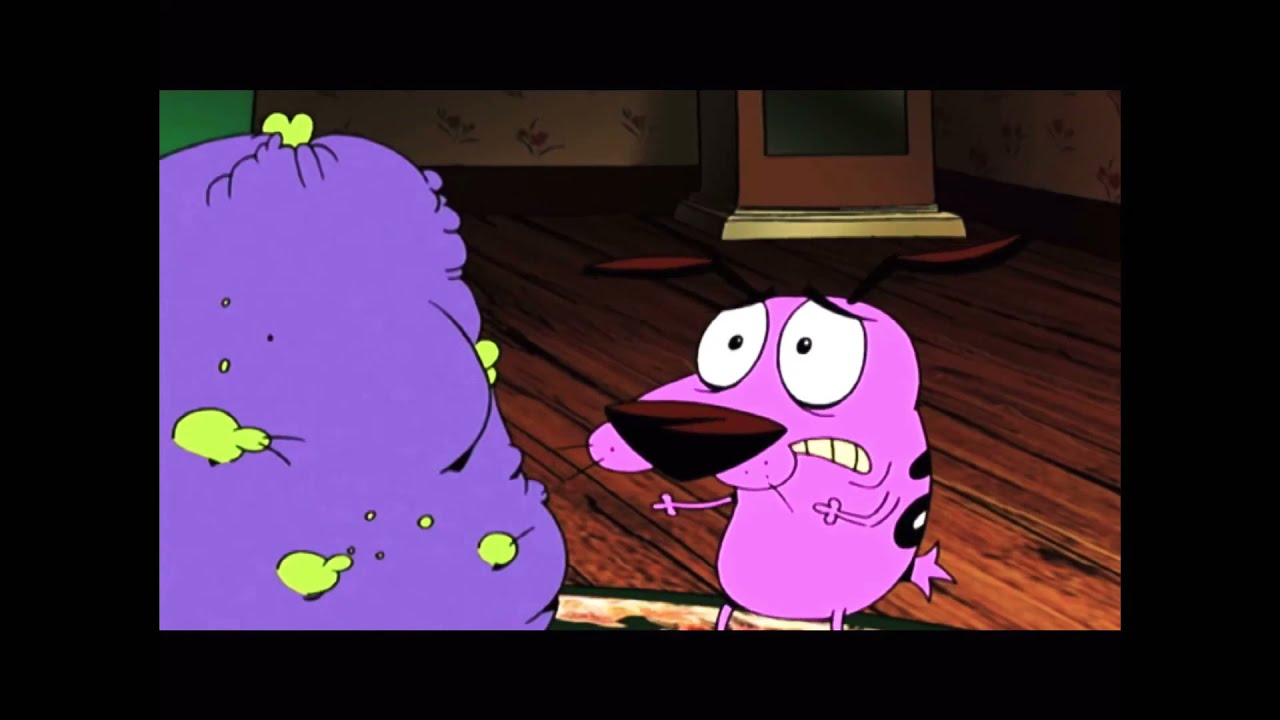 Courage licking the foot monster | Courage the Cowardly dog - YouTube