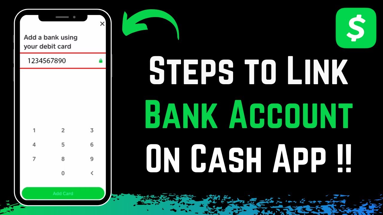 Cash App - How To Link Up Your Bank Account ! - YouTube