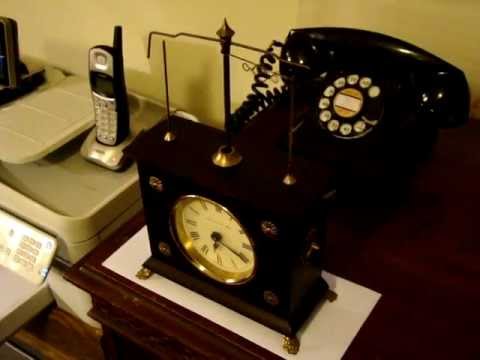 "Ignatz" Horolovar flying pendulum (ball/string) clock - YouTube