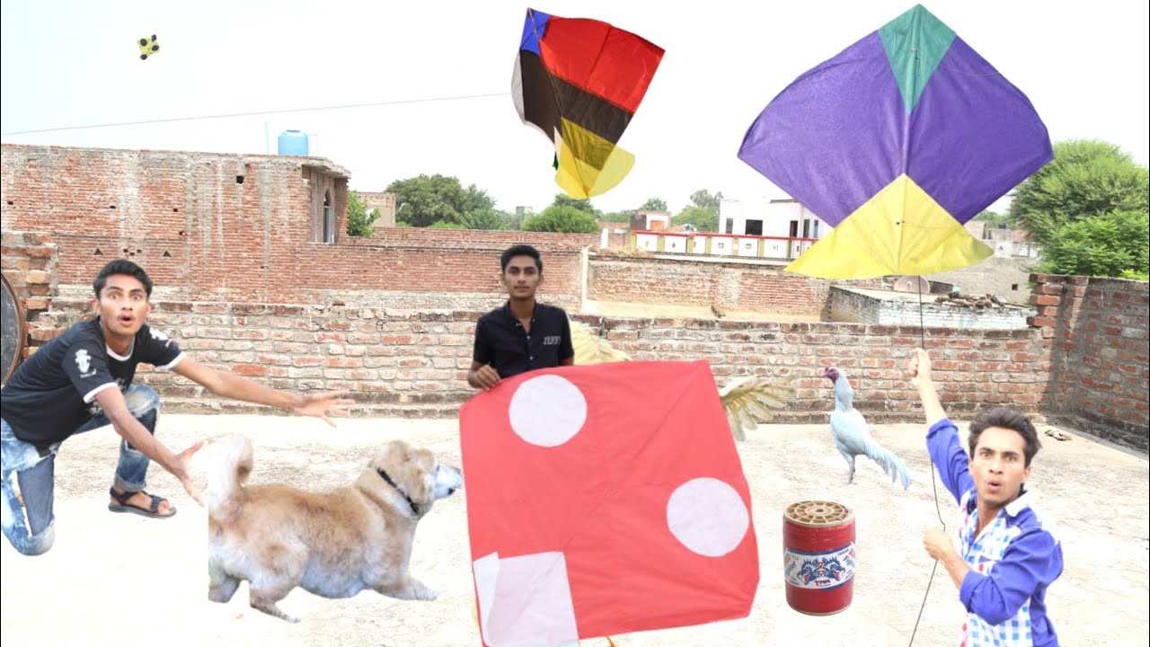 Kite Catch With Nasir White Hens - YouTube