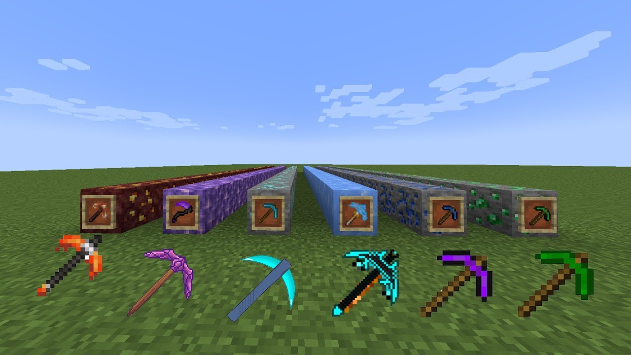 which pickaxe break faster part 1 - YouTube