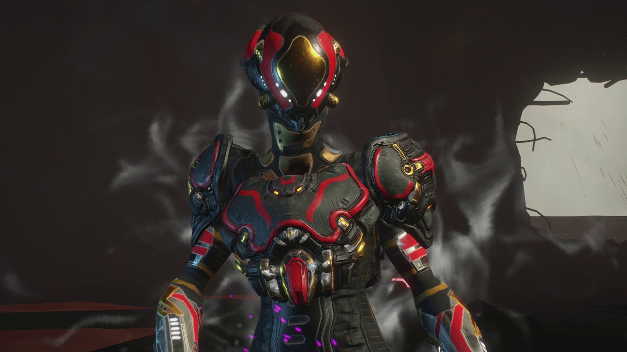 WARFRAME WOLF ARMOR SET STARRING NOVA CORPRA SKIN - YouTube