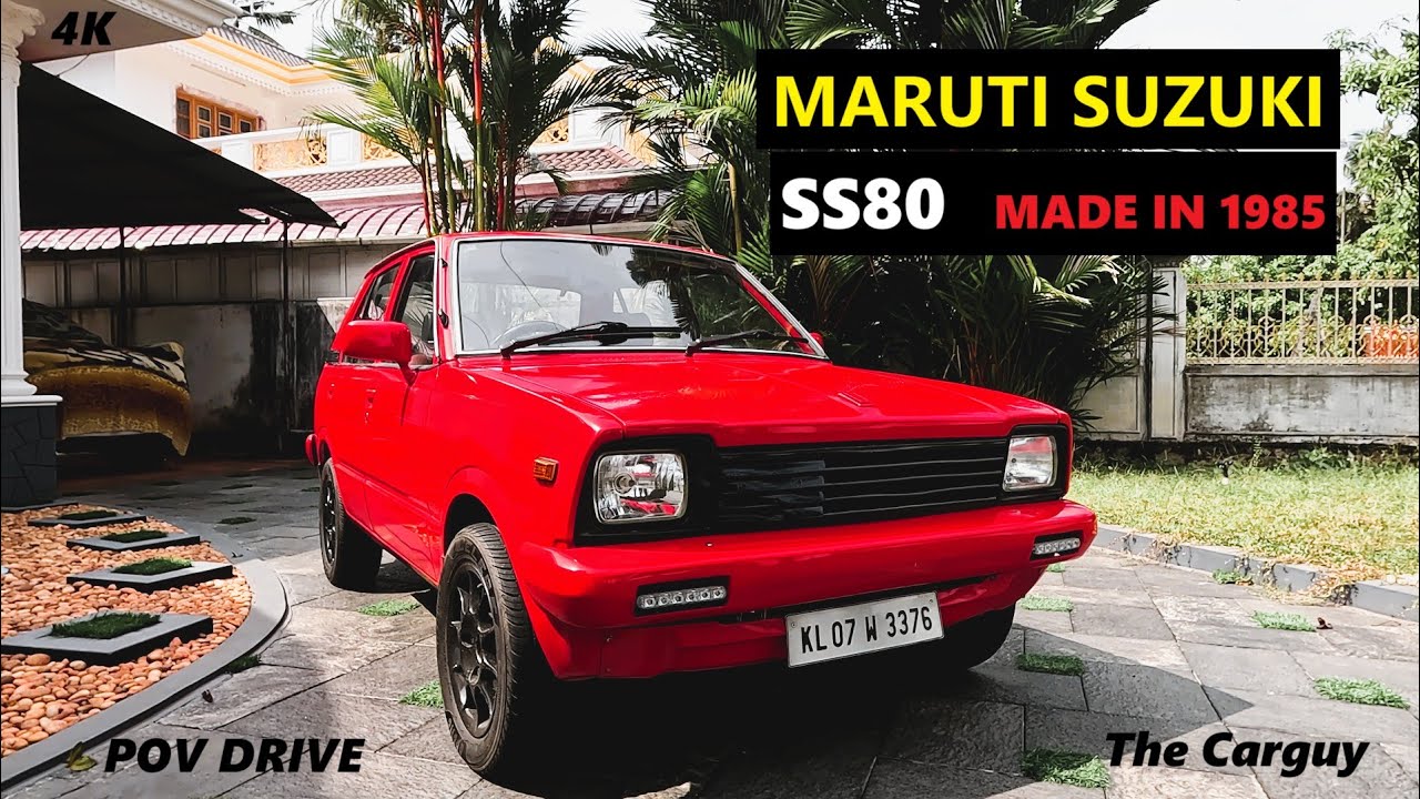1985 Model Maruti Suzuki SS80 | Maruti 800 | POV Driving | Vintage Car ...