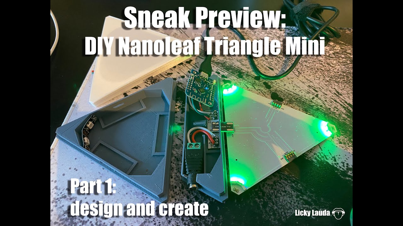 DIY Nanoleaf Mini Triangle (Aurora) - Part 1 - YouTube