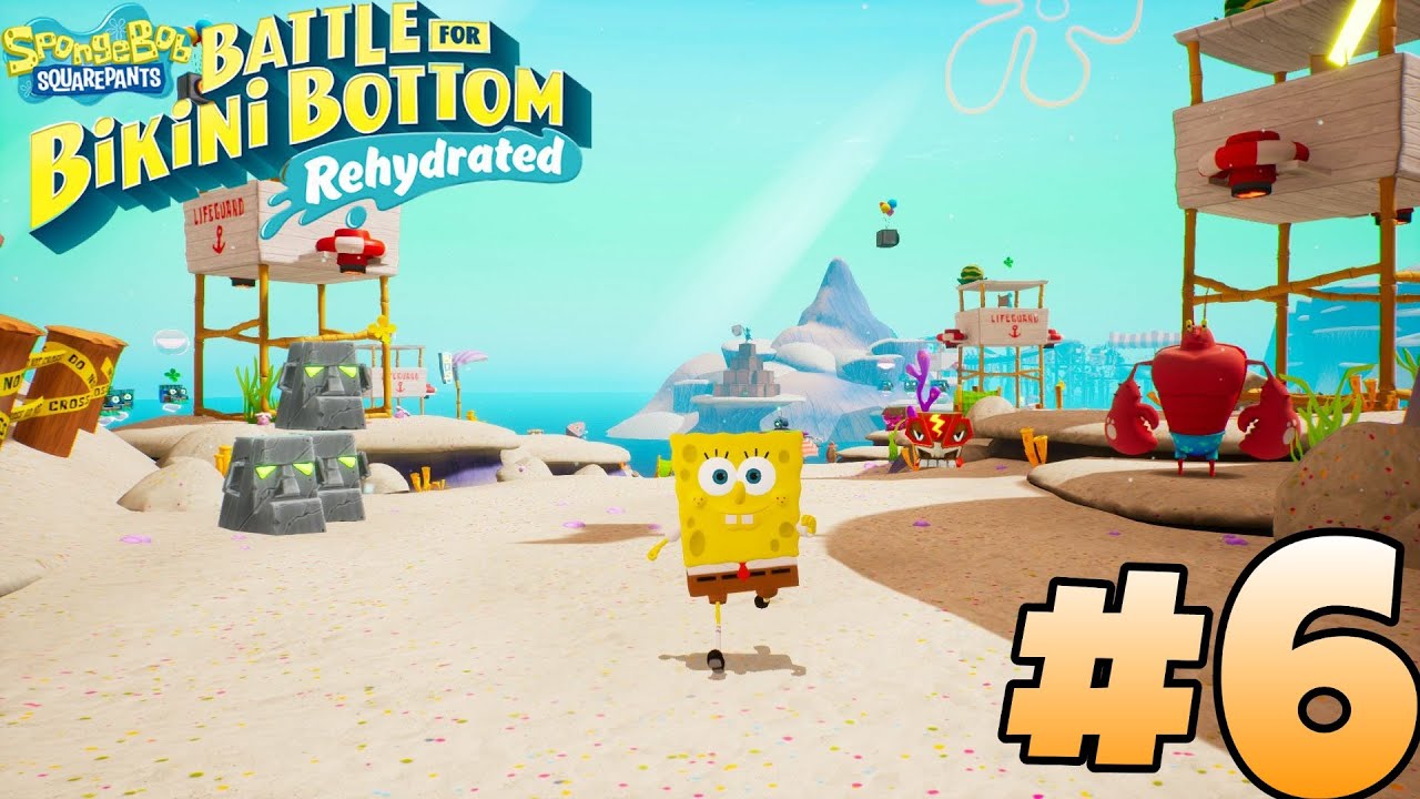 Kita Liburan Ke Pantai Goo Lagoon - SpongeBob BFBB Rehydrated - Part 6 ...