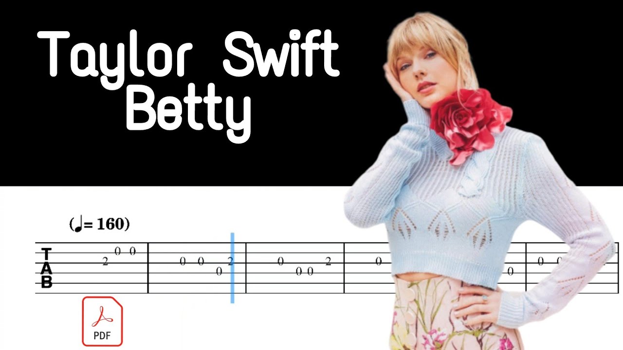 Taylor swift - Betty || Easy Guitar Tabs - YouTube