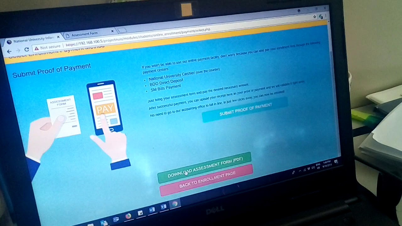 How to enroll online using NUIS account. - YouTube