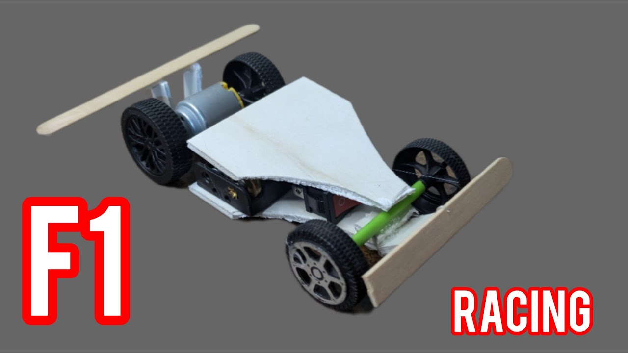 How to make fast F1 RC car | Racing car with DC motor - YouTube