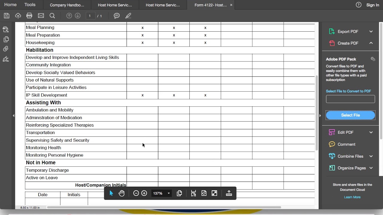 Training on Host Home Service Log Form 4122 - YouTube