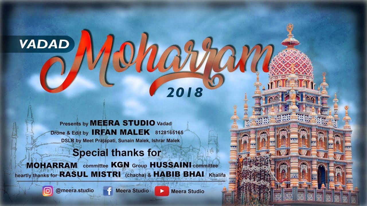 Moharram _ India's Biggest Moharram 2018 (vadad) - YouTube