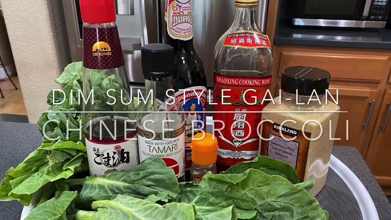 How to prepare and cook Gailan vegetable ( Chinese broccoli) - YouTube