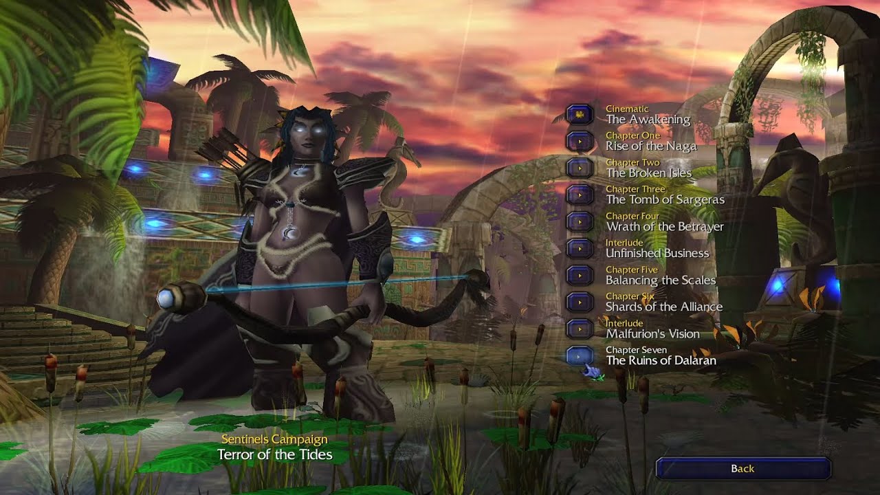 Warcraft 3 The Frozen Throne | Sentinels Campaign | The Ruins Of Dalaran | Hard | No Cheat codes ...