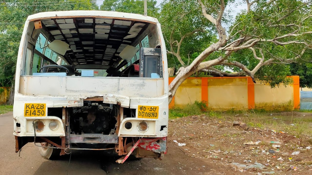 Nekrtc Scrap Buses at Yadgiri Regional Workshop - YouTube