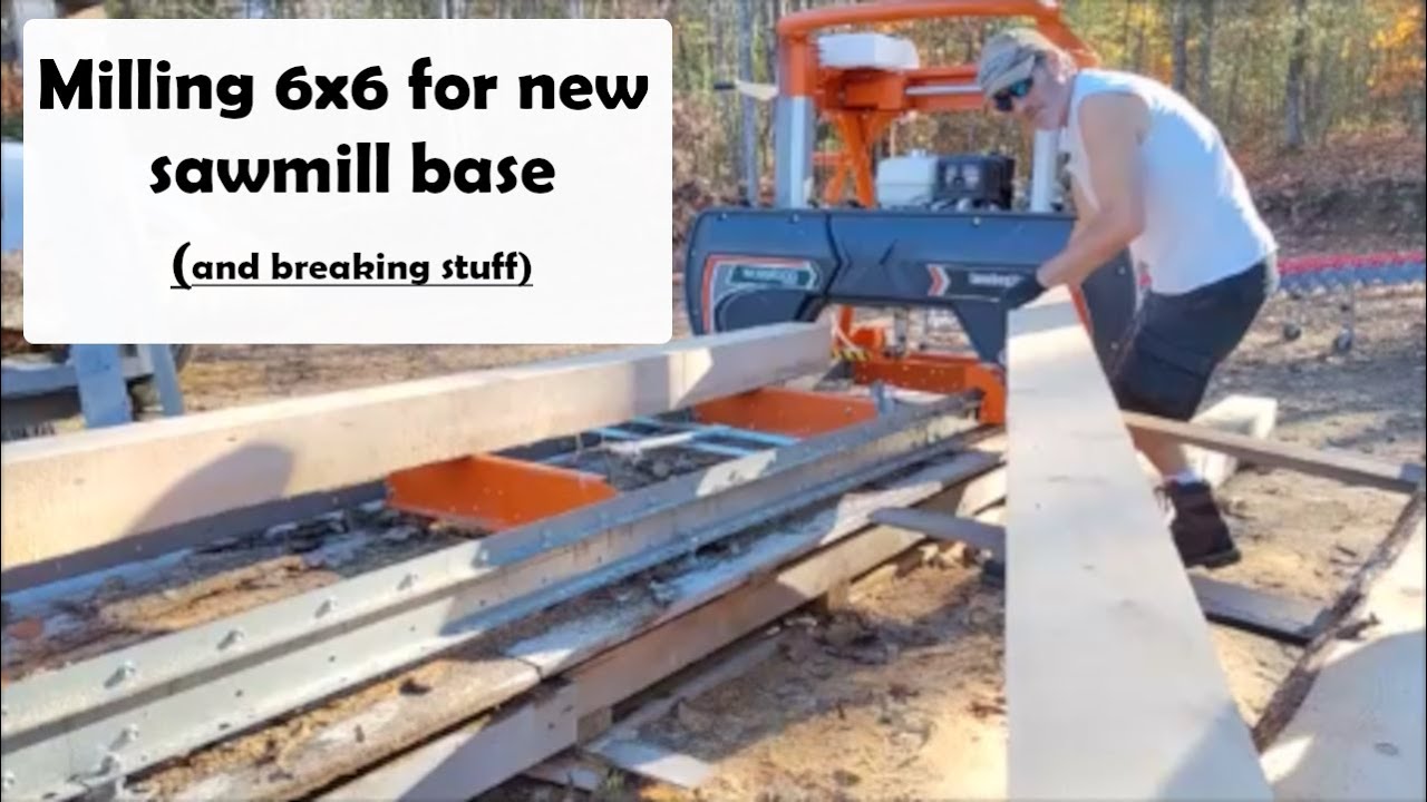Sawmill set up 3.0 | Third time the charm? (0h and breaking stuff ...
