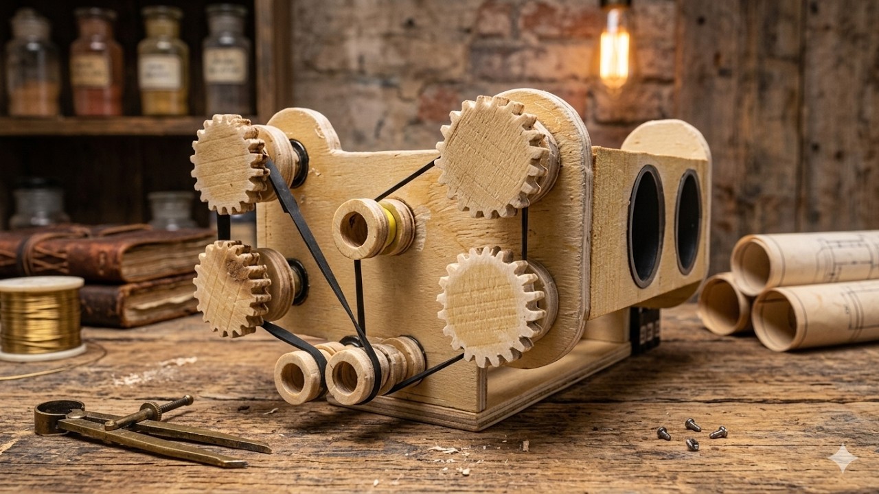 How to make a boxer engine. DIY with plywood - YouTube