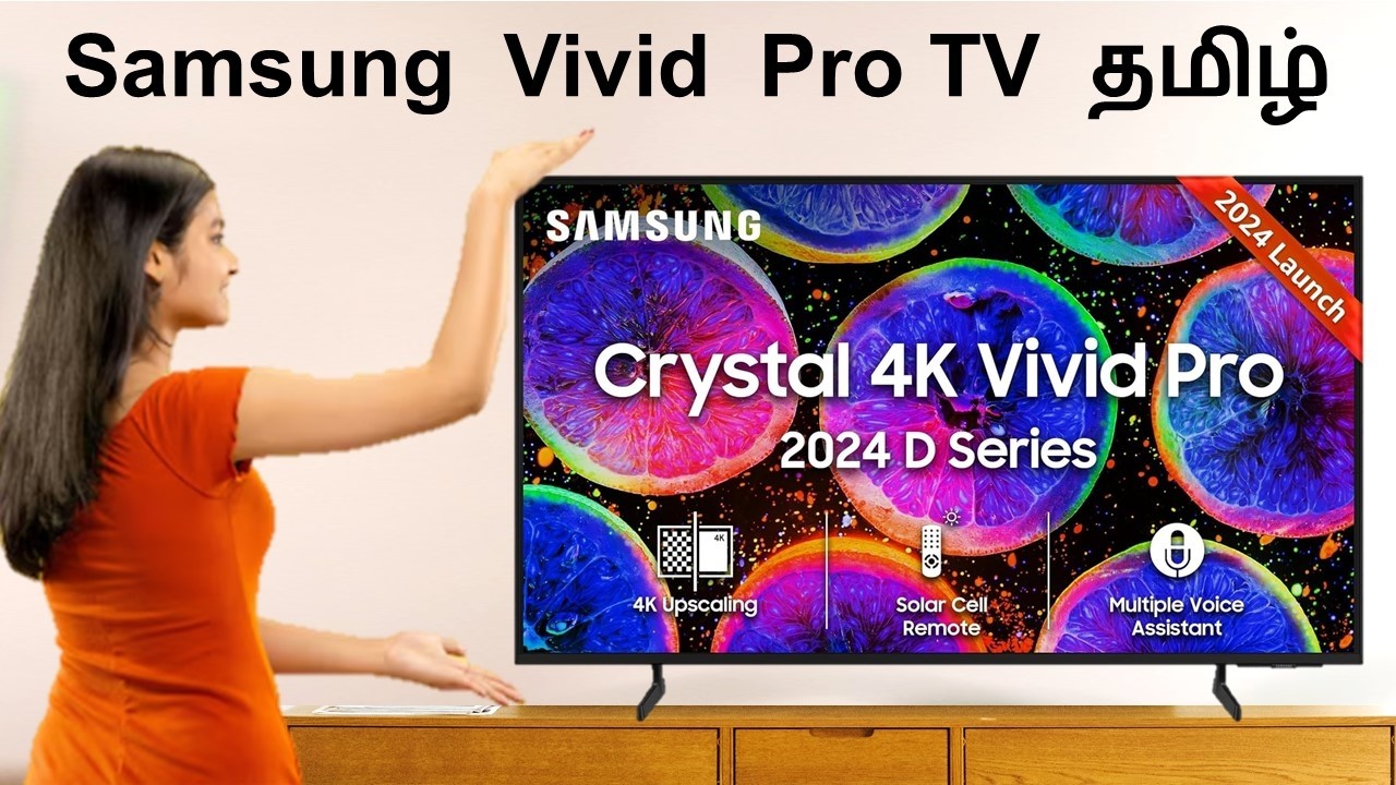 Samsung Vivid Pro 4K TV Review in Tamil 2024 Model - YouTube