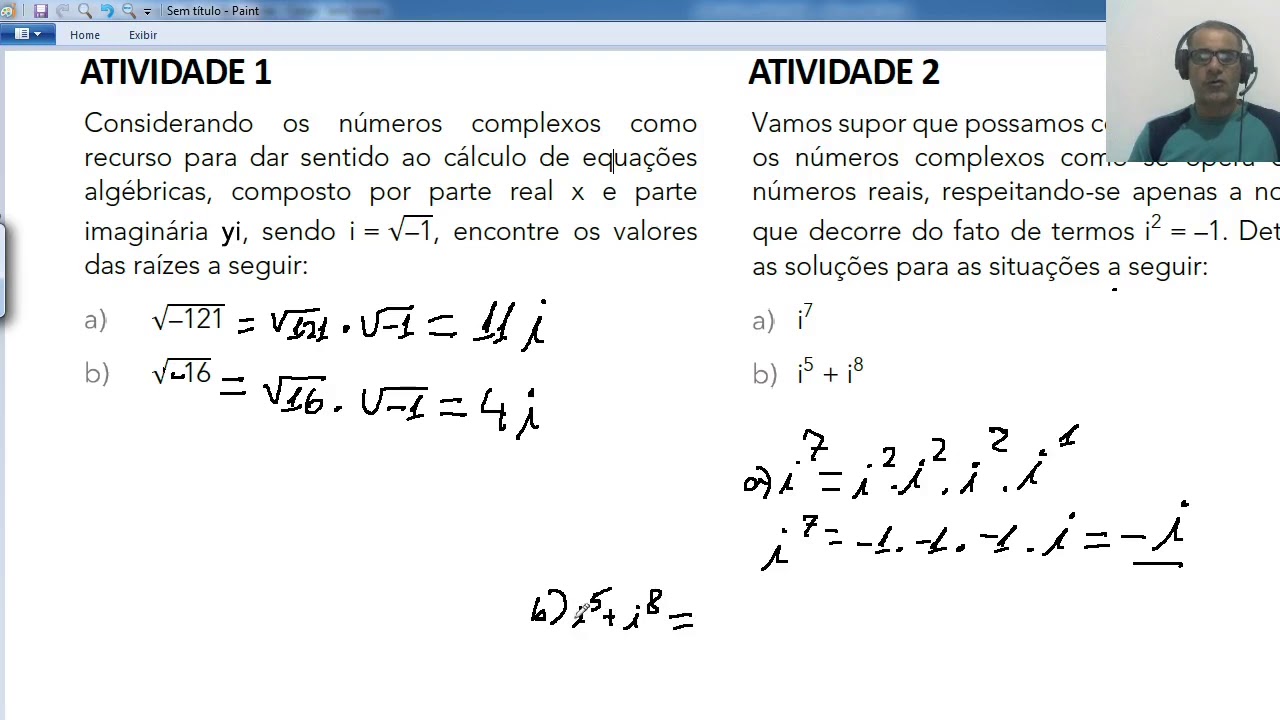 Entendendo Números Complexos. - YouTube