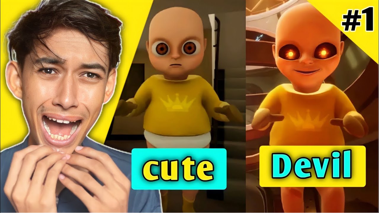 Baby convert to devil || first night with a devil baby || yellow baby ...