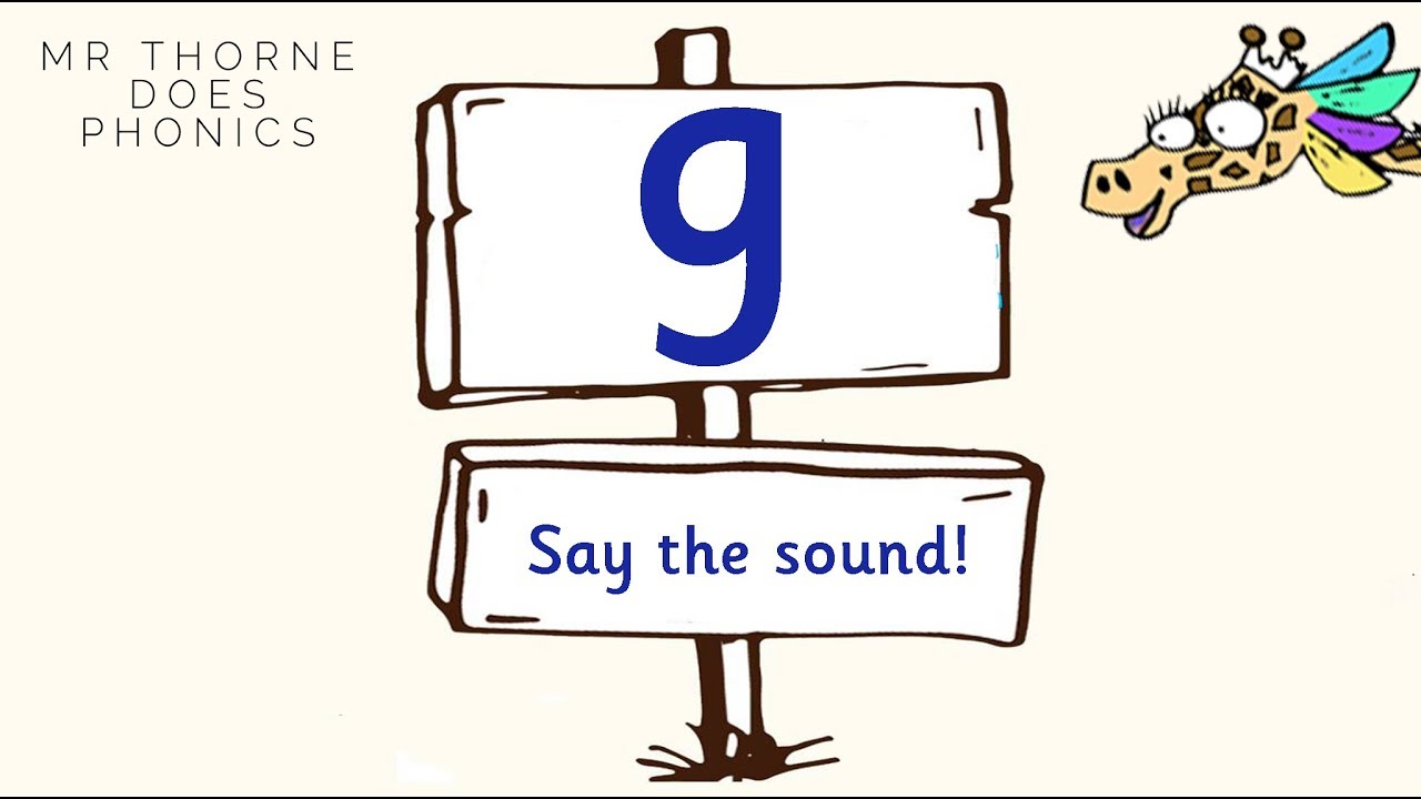 Geraldine the Giraffe's Flash Cards - Episode G - YouTube
