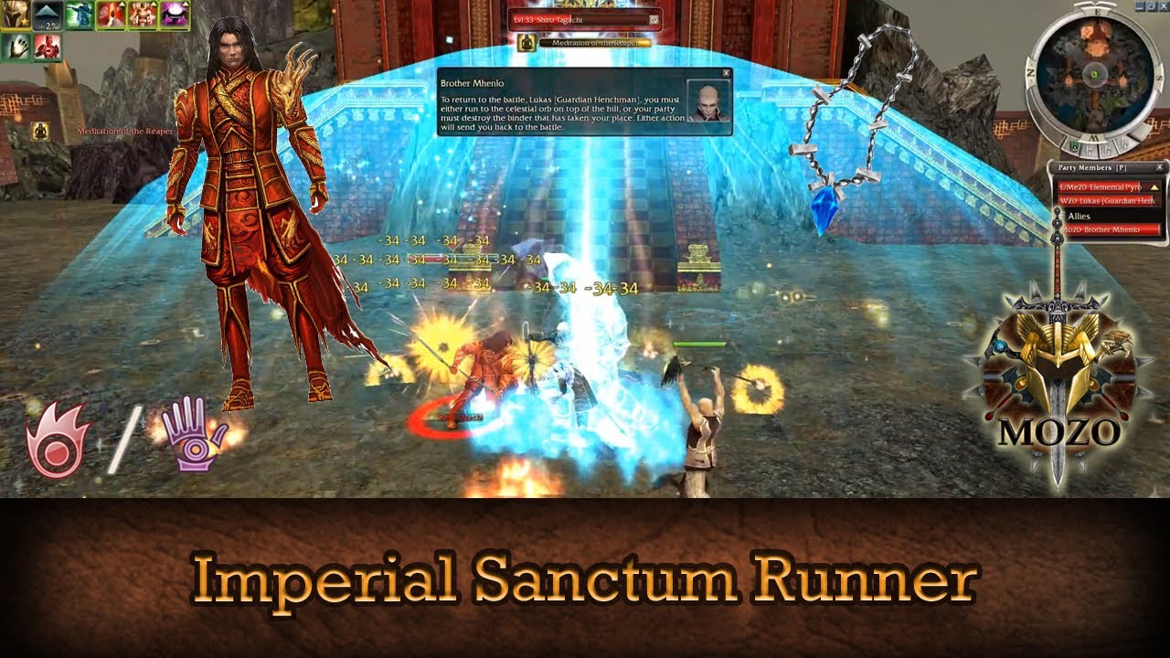 Imperial Sanctum Runner HM - Guild Wars Elementalist Run E/Me - YouTube